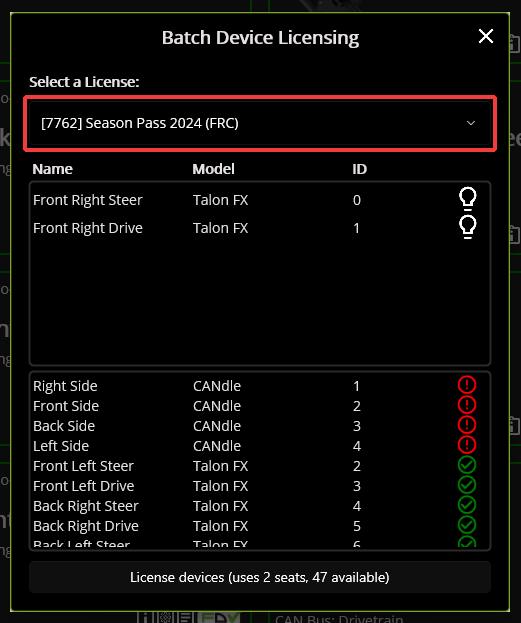 Device Licensing